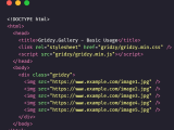 Javascript Library Gridzy Gallery