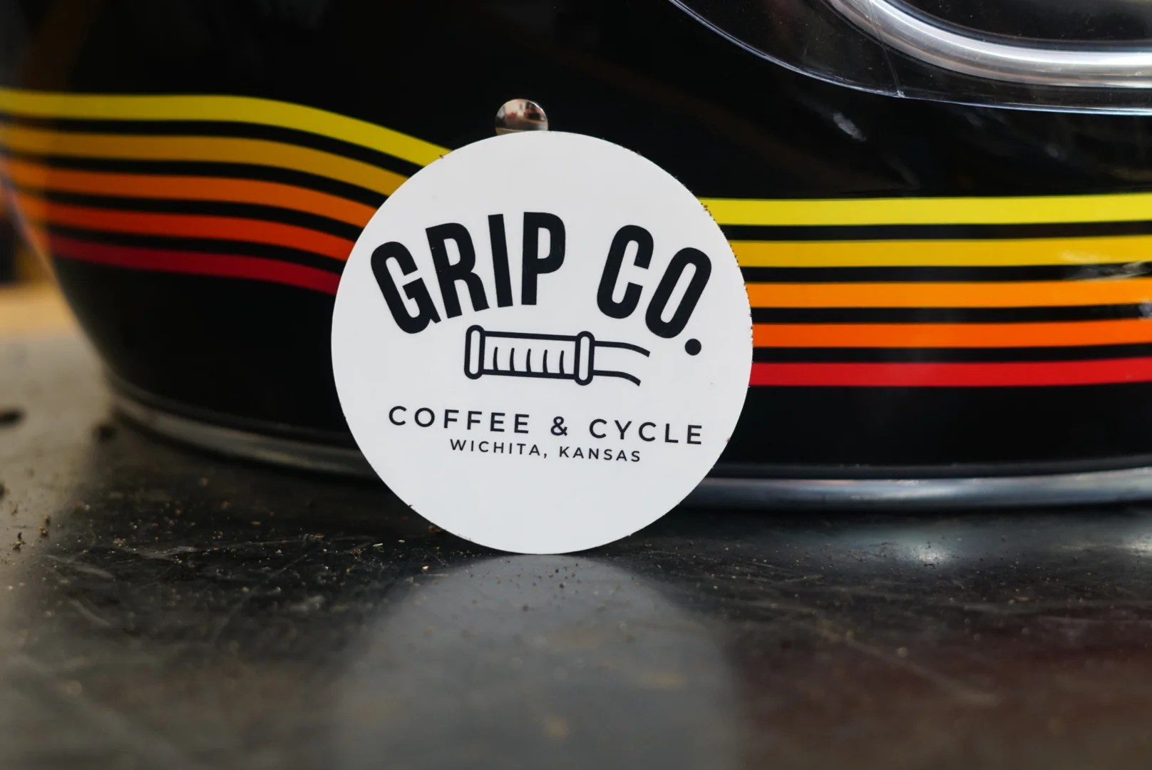 Grip Logo Transparent Grip Coffee Cycle