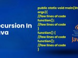 Recursion In Java