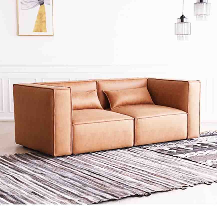 rearrangeable 2 seater piece sectional couch with ottoman corner lounge ...
