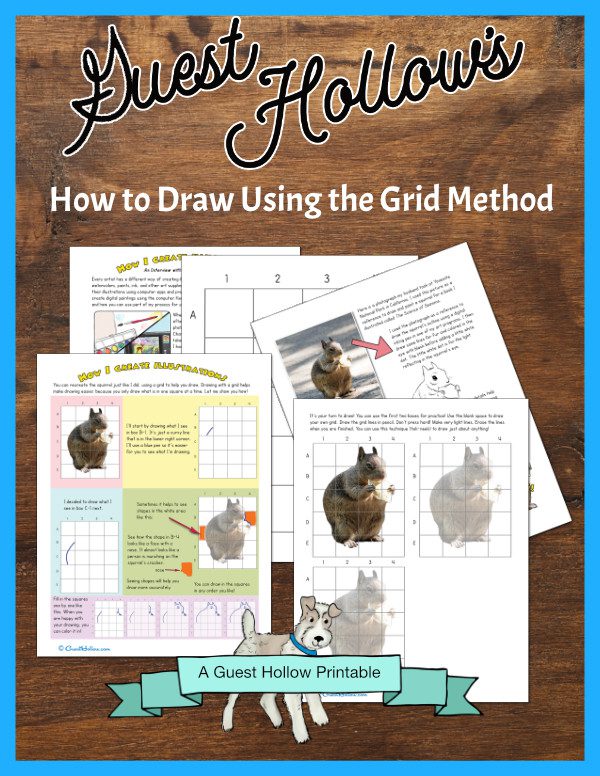 How to Draw Using the Grid Method – Guest Hollow