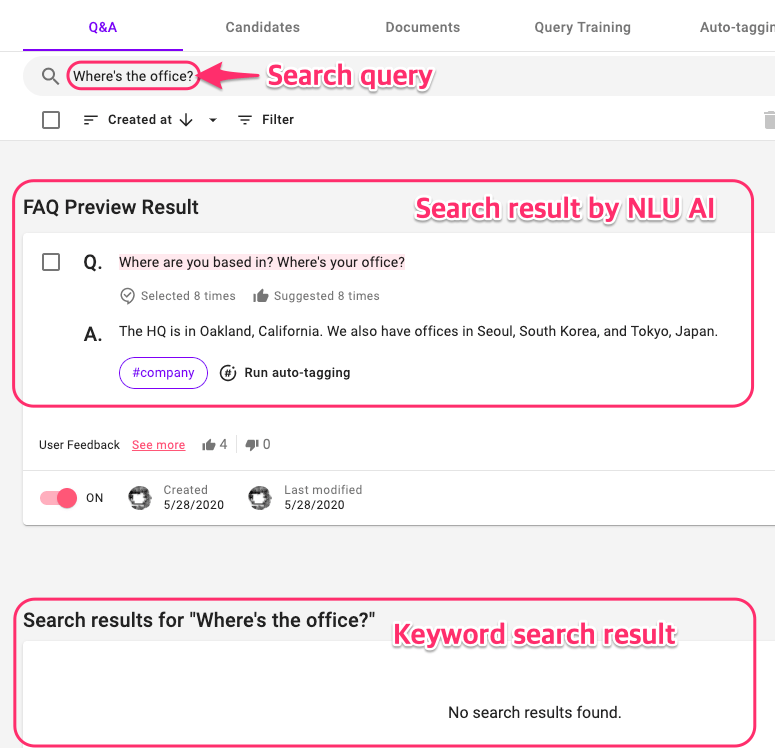 Knowledge Base – Allganize