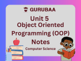 Unit 5 Object Oriented Programming Oop Class 12 Computer Science