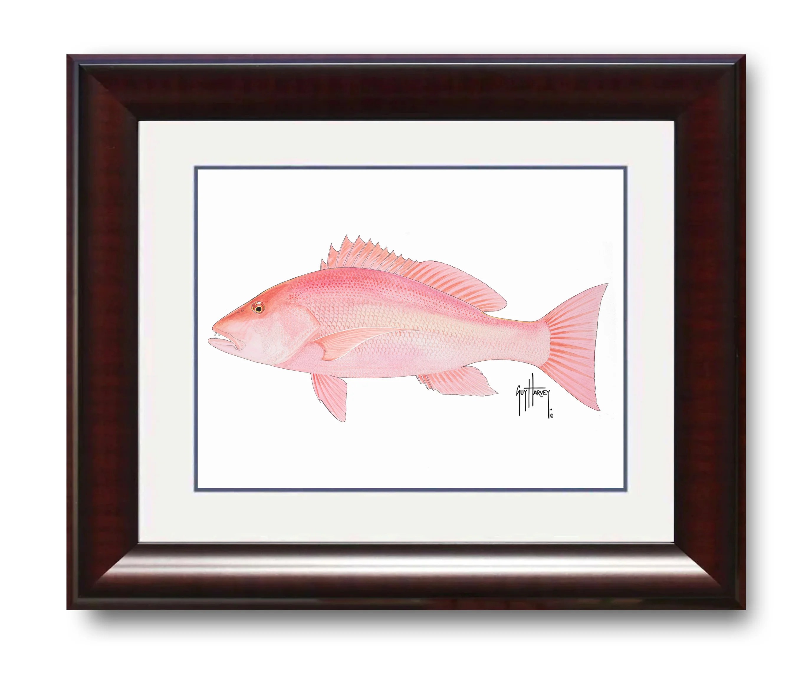 Red Snapper Grande Mini Print Guy Harvey
