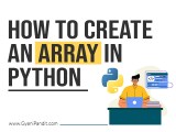 How To Create An Array In Python Gyanipandit Programming