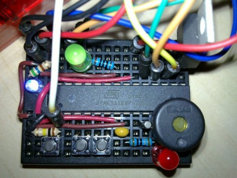 Matrix Clock Is A Breadboarding Win | Hackaday