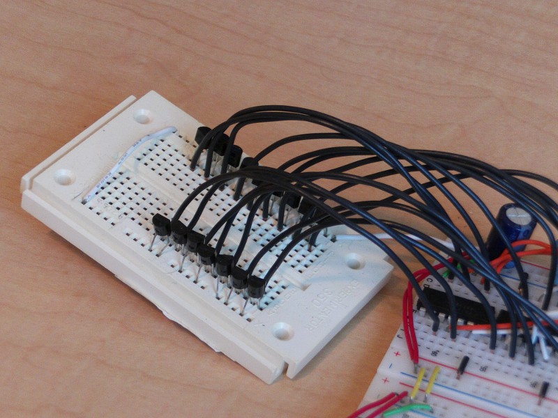 AVR Controlled RGB LED Matrix Plays Tetris | Hackaday