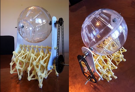 Hamster Powered Strandbeest | Hackaday
