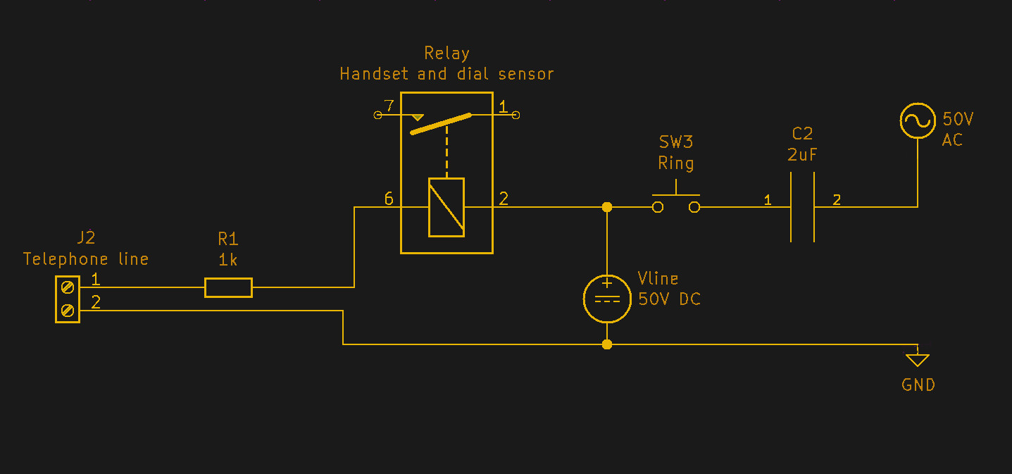 Telephone Line Simulator Circuit Diagram - Circuit Diagram