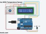 Arduino With Temperature Sensor Interfacing Lcd And Lm35