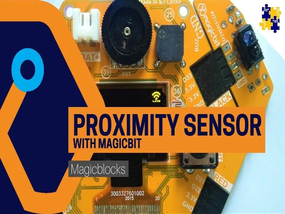 Make A Proximity Sensor With Magicbit Magicblocks Hackster Io