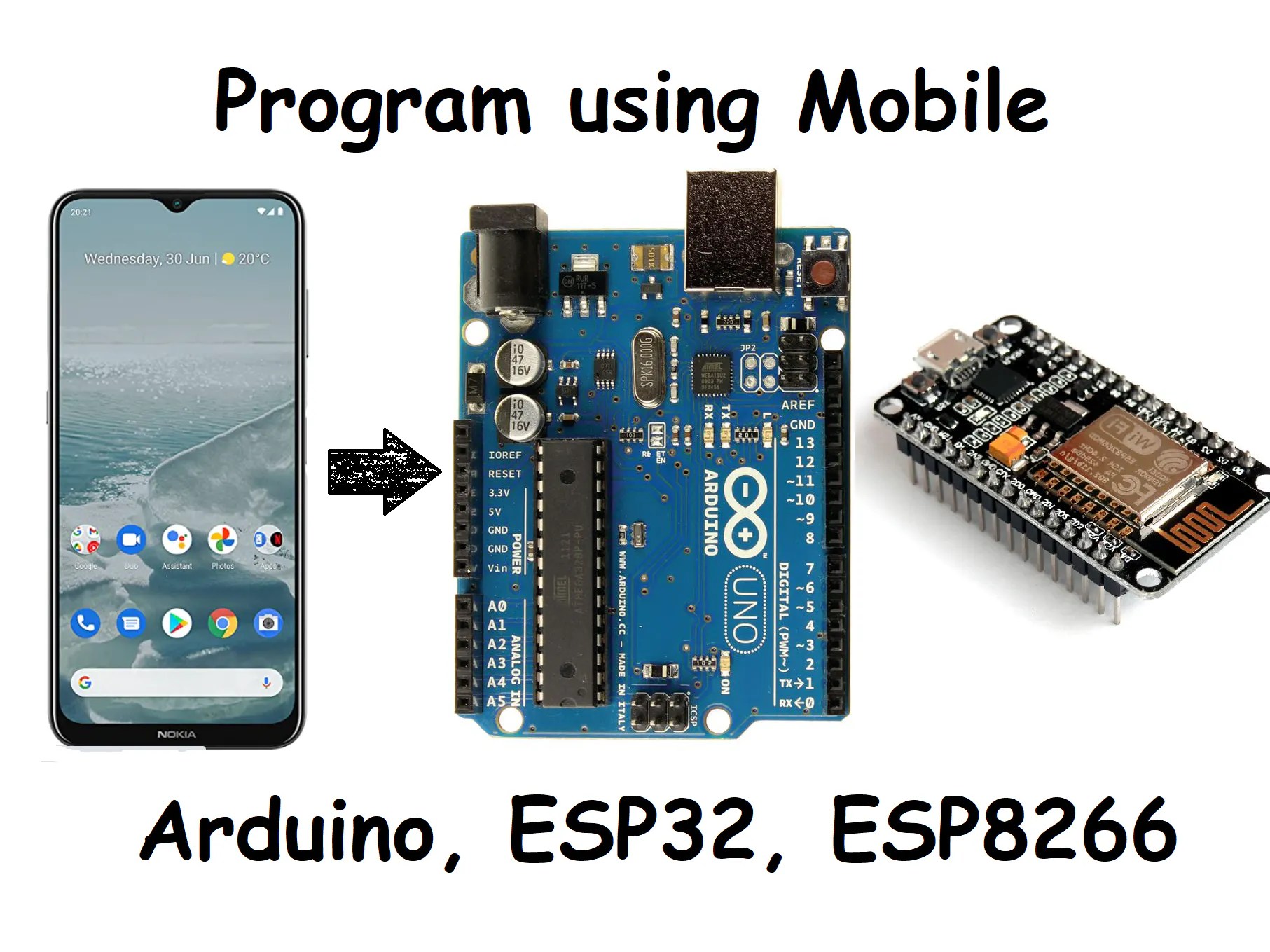 How To Program Arduino And Esp Using Mobile Device Hackster Io