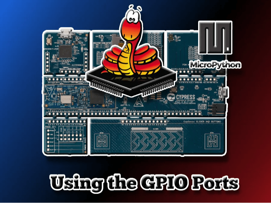 Using Gpio Ports With Micropython On The Psoc6 Hackster Io