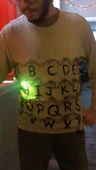 Programmable Stranger Things Light Wall Costume Hackster Io