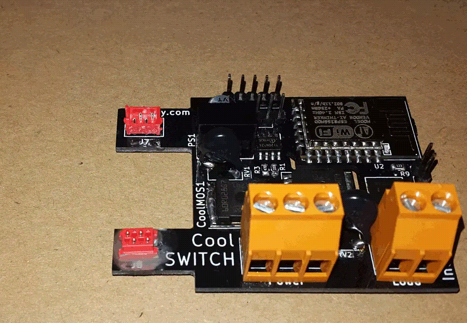 Coolswitch Wireless High Power Smart Switch Hackster Io