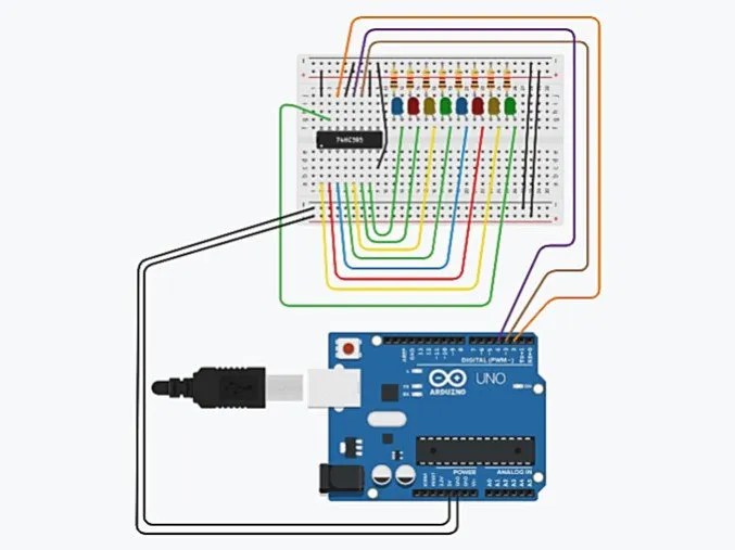Working With Shift Register Hackster Io