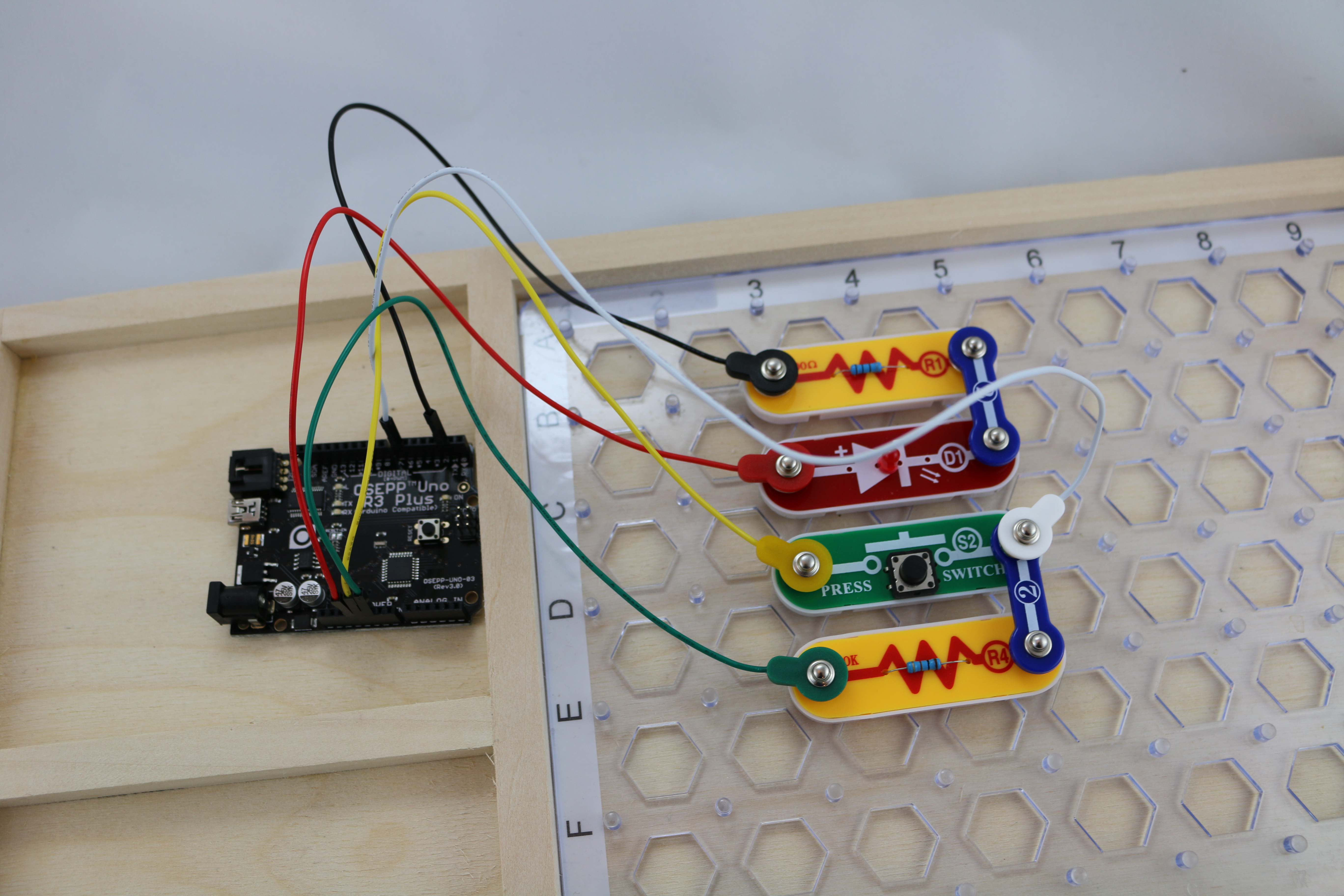 Operating Led By Push Button Hackster Io - Gradient Wallpaper Collection - High Resolution Quality