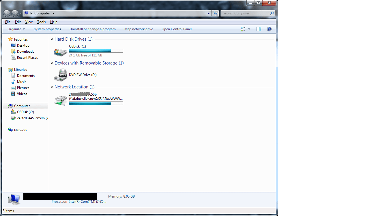 How to mount your OneDrive as a local mapped drive – Hansen Cloud