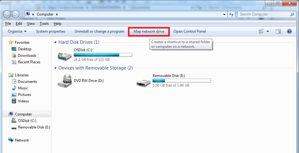 How to mount your OneDrive as a local mapped drive – Hansen Cloud