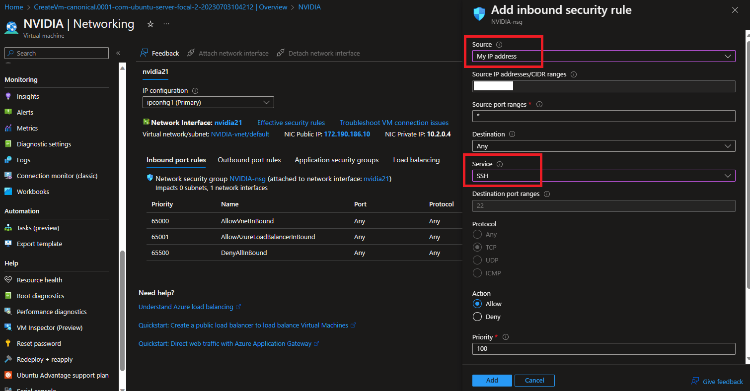 Azure Nvidia Vm For Pytorch And Tensorflow In An Msdn Subscription
