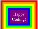 Rainbow Divs Happy Coding