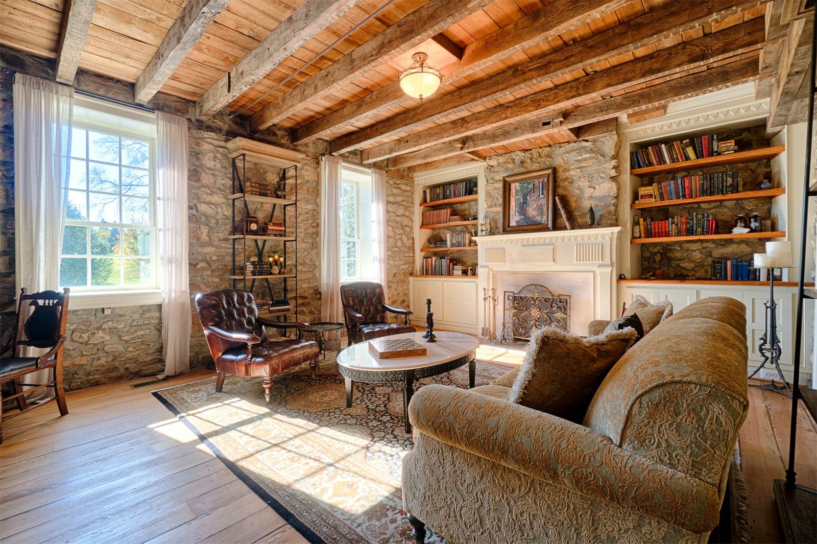 100 Year Old Historic Fieldstone Home Tour - Happy Haute Home