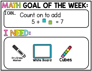 Math Mini Lessons Weekly Routines - Happy Hearts in 1st