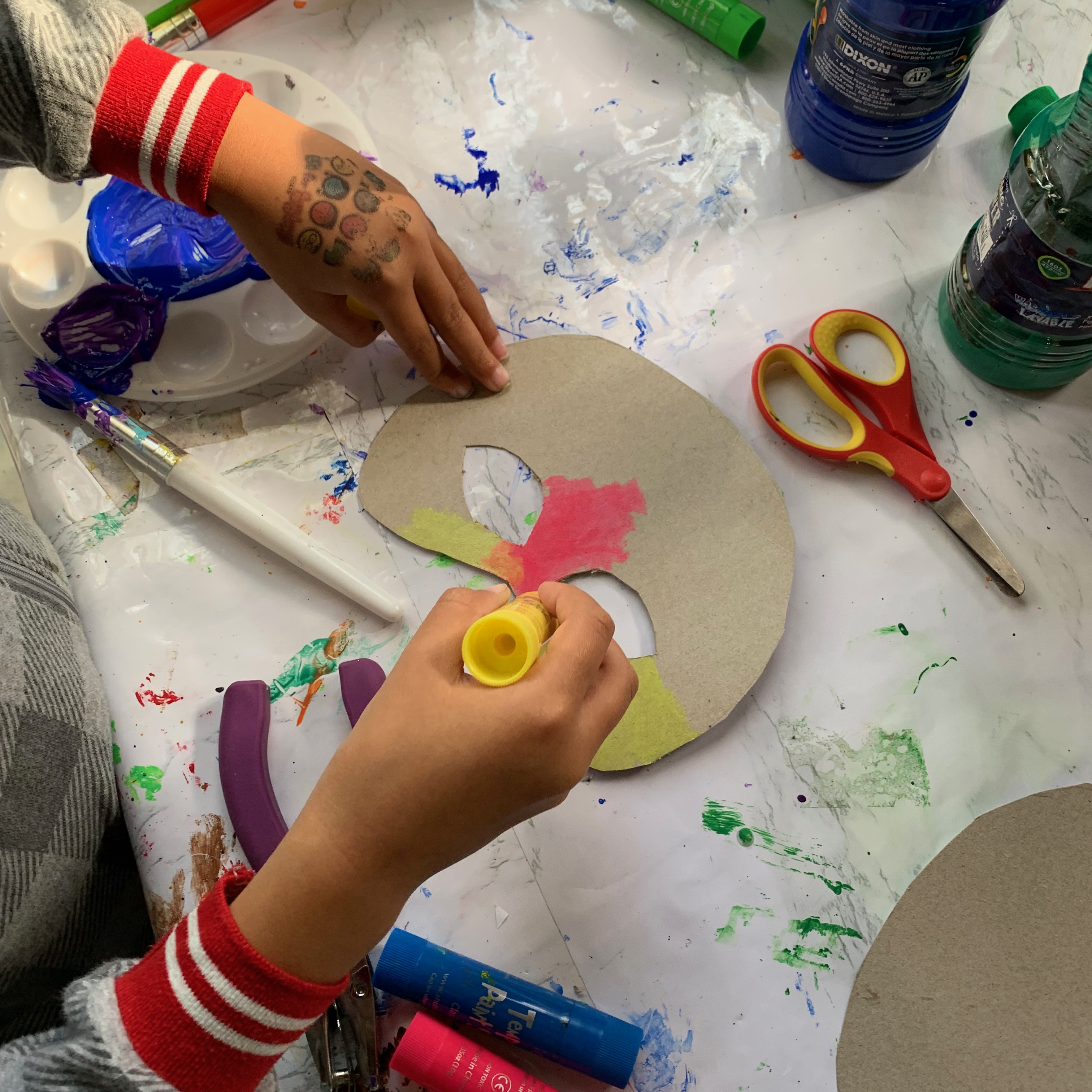 Fun Superhero Masks Craft for Kids - Happy Toddler Playtime