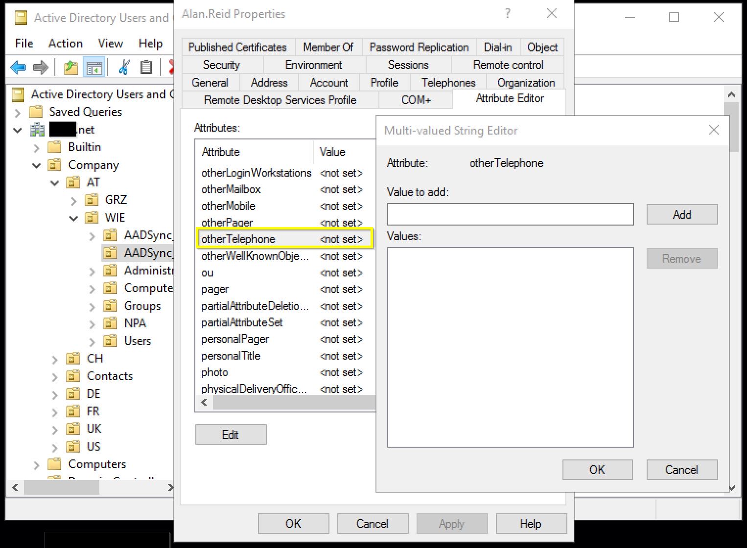 Multi Valued Attributes Synchronized From On Premises Ad Using Aad