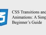 Css Transitions And Animations A Simple Beginner S Guide Harshit Sharma