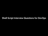 40 Shell Script Interview Questions For Devops 2026 Hashdork