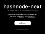 Hashnode Next
