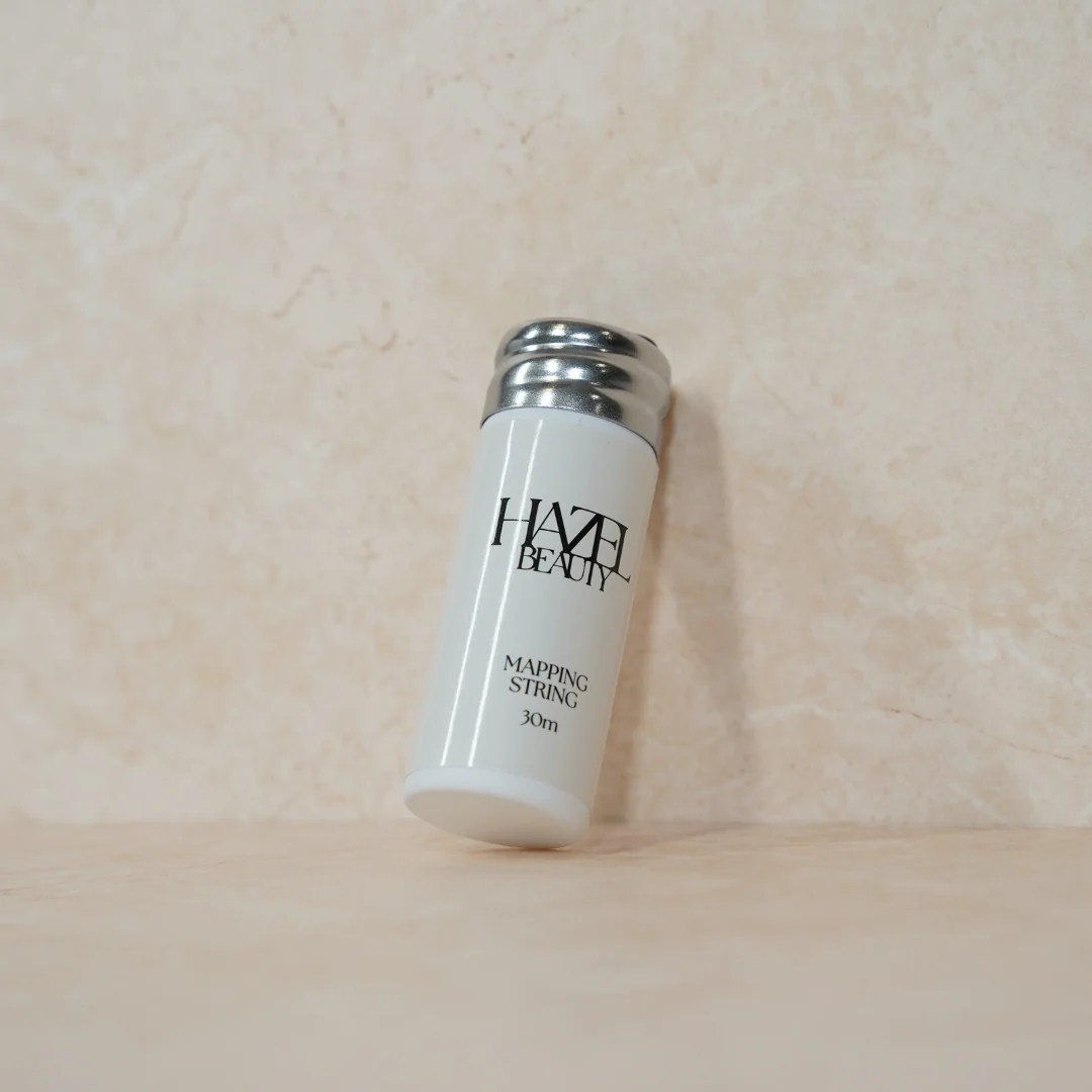 White Pre Inked Mapping String Hazel Beauty
