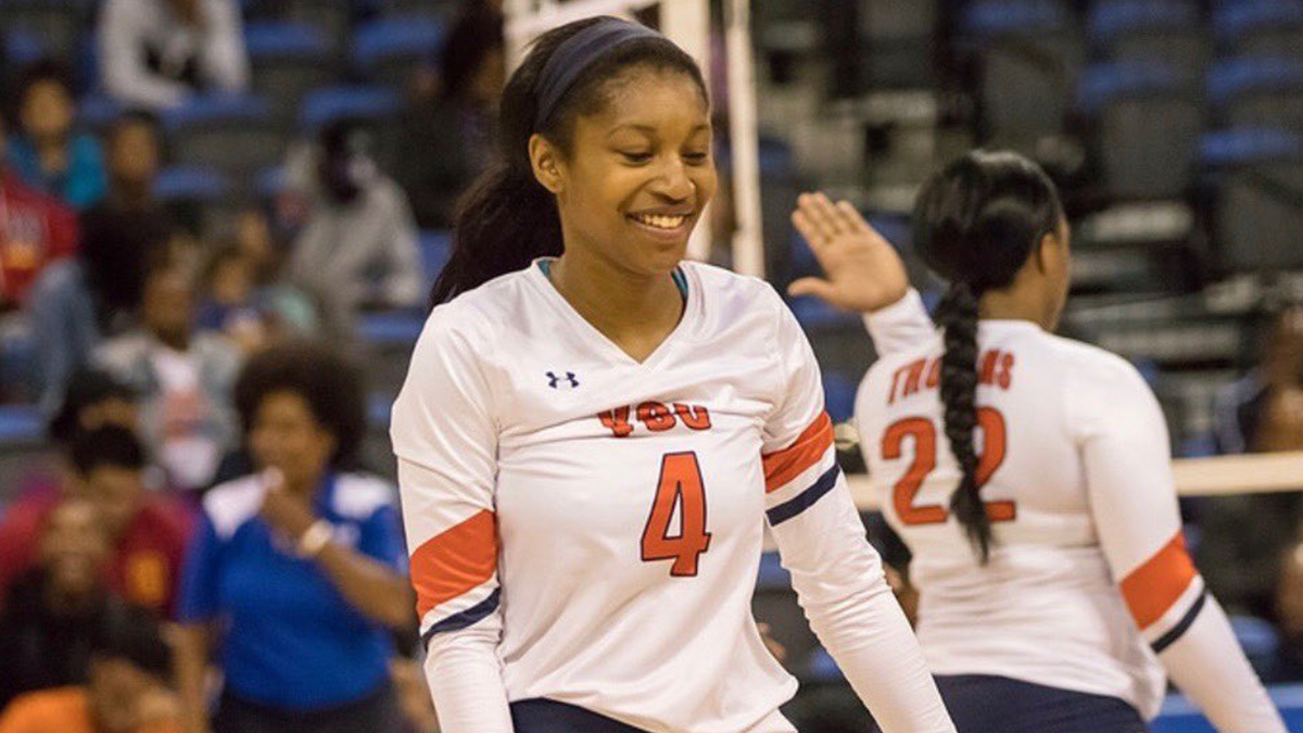 Virginia State volleyball's Bria Anderson wins CIAA award - HBCU Gameday