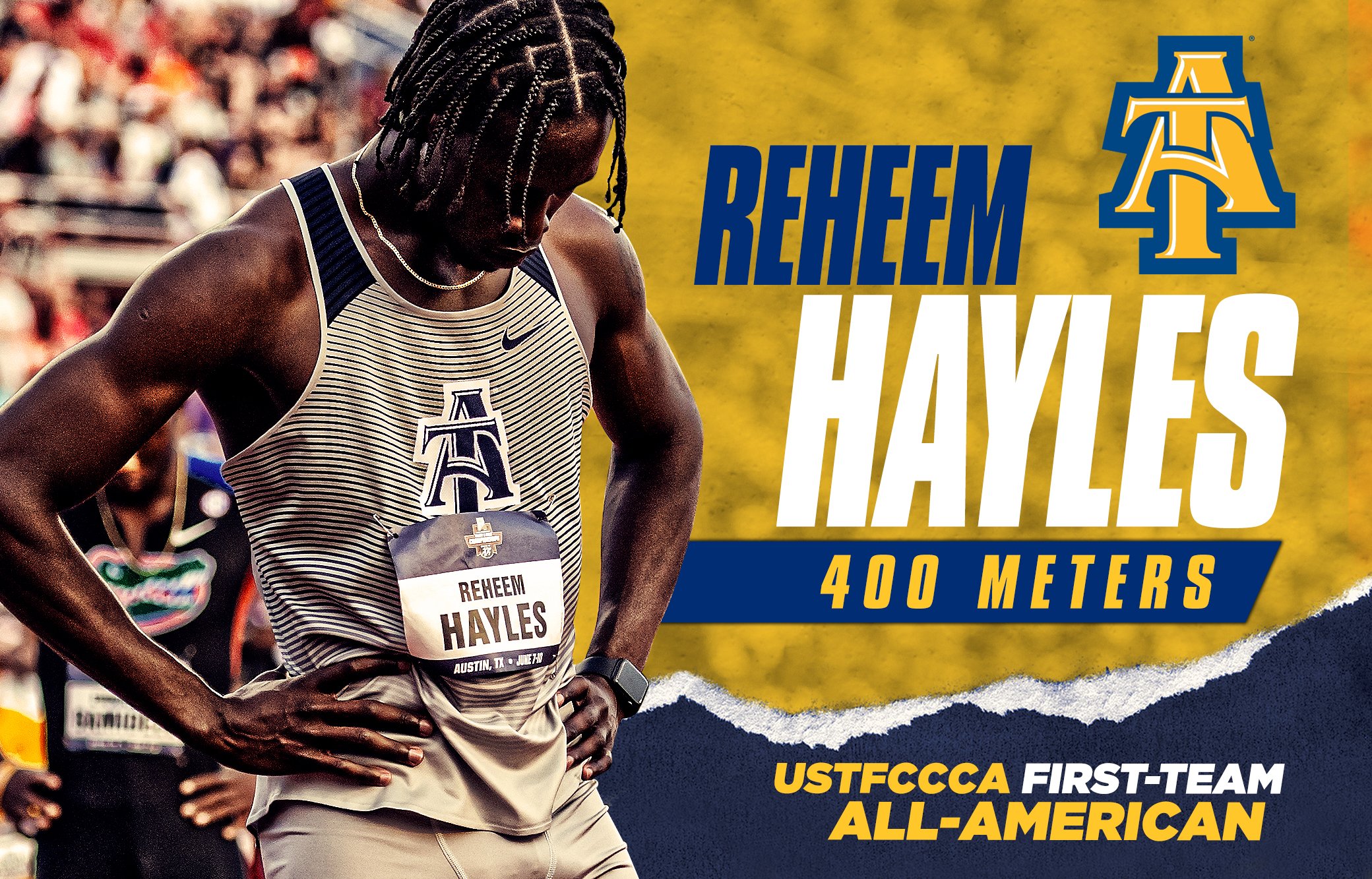 North Carolina A&T track star Reheem Hayles transfers to SEC - HBCU Gameday