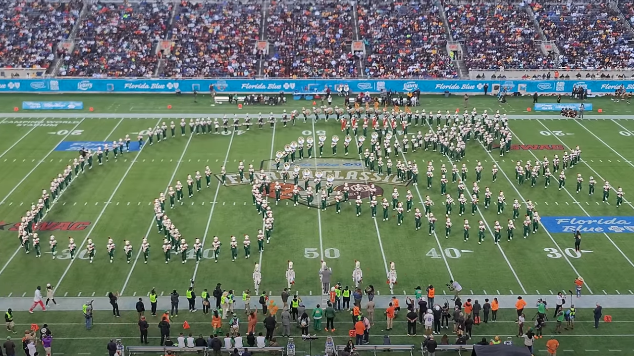 Here are the top 5 HBCU band halftime shows from Week 12