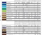 Stripes Paint Codes Color Charts