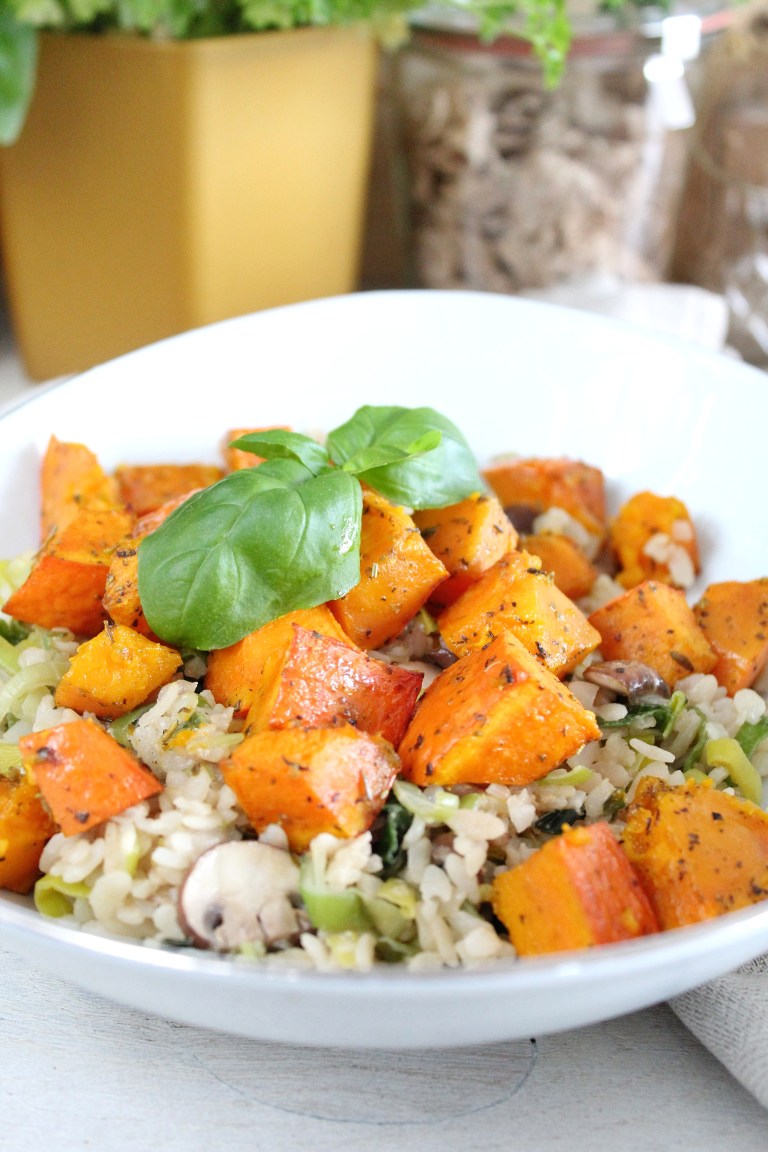 Risotto Met Kastanjechampignons Prei En Pompoen Healthyfoodie risotto-met-kastanjechampignons-prei-en-pompoen-healthyfoodie