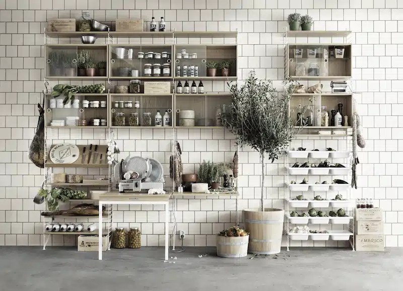 Le string system, la star des rangements design scandinaves