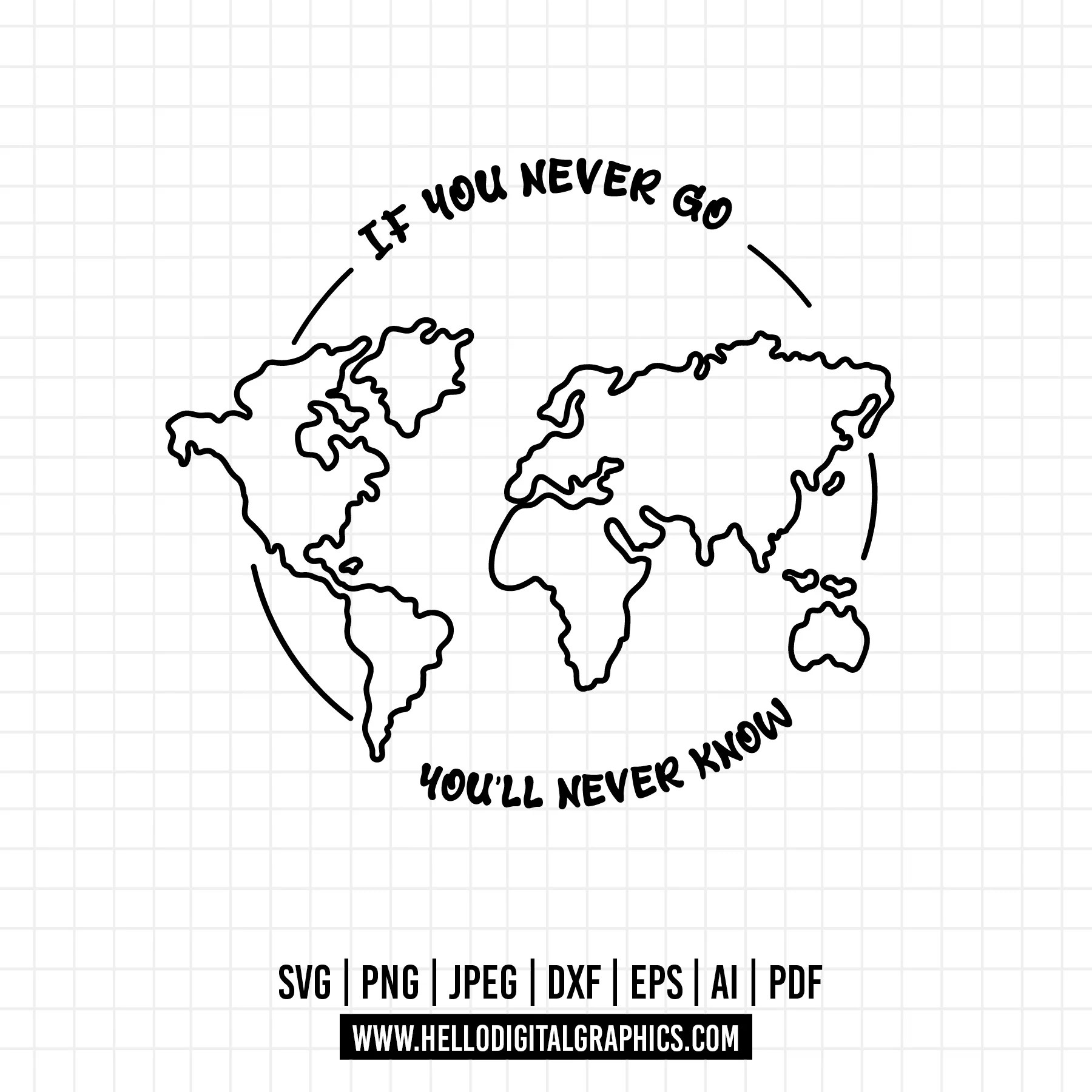 Cod1008 World Map Svg World Map Silhouette Svg Map Svg Travel Svg