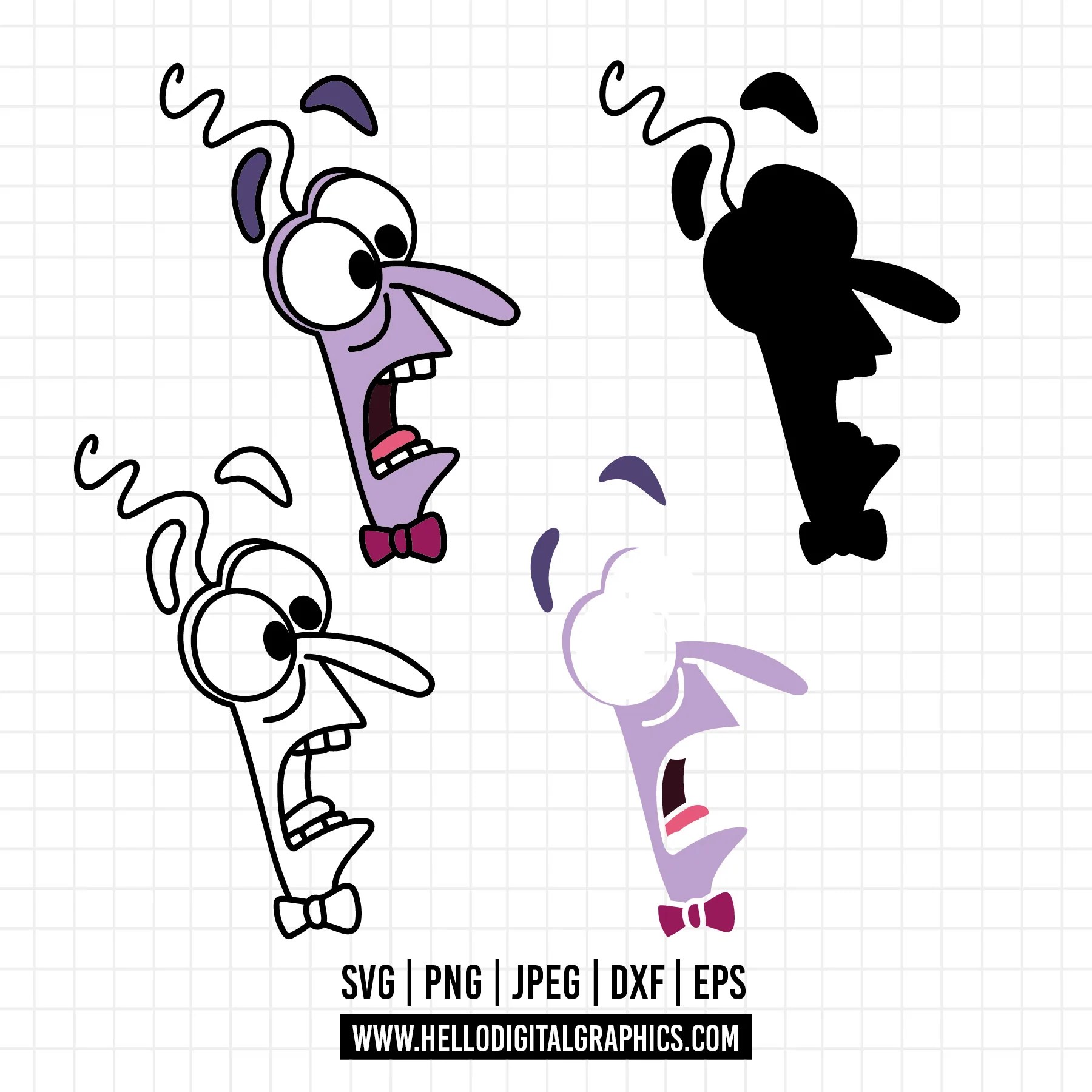 Cod1498 Anger Inside Out 2 Svg Eps Png Characters Inside Out Ang