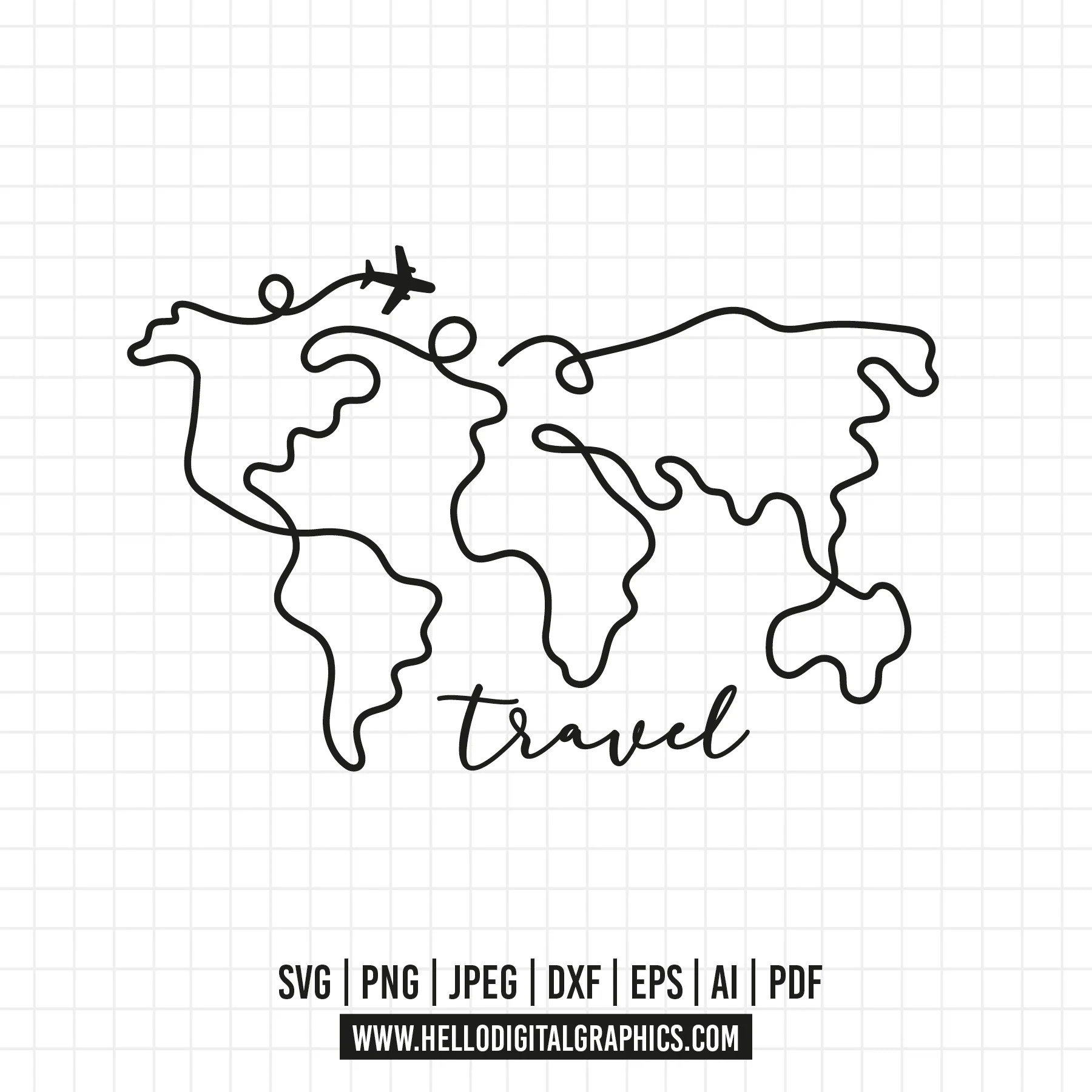 Cod835 World Map Svg World Map Silhouette Svg Map Svg Travel Svg