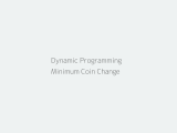 Minimum Coin Change Problem In Java
