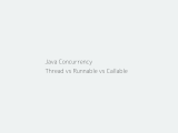 Java Thread Runnable And Callable