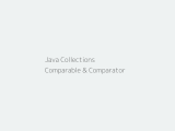 Comparable And Comparator In Java
