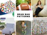 14 Free Bean Bag Chair Sewing Patterns тлж Hello Sewing