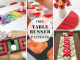 Free Quilted Table Runner Patterns For Spring At Paul Mitchell Blog