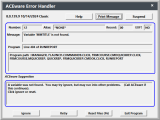 Aceware Error Handler Messages Help Center