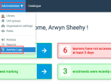 Accessing User Activity Logs Catapult