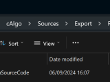 Export And Install Algos Ctrader Algo
